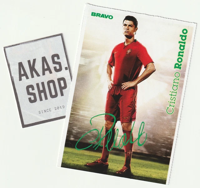 CRISTIANO RONALDO/ JENNIFER BRAVO 2008 German Autograph Trading Card ...