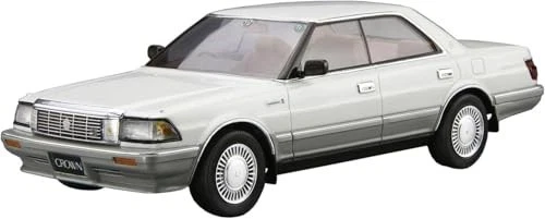 AOSHIMA 1/24 TOYOTA UZS131 Crown Royal Saloon G 1989 Model Car Series ...
