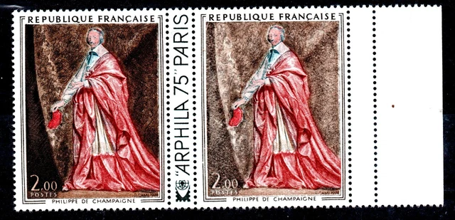 VARIÉTÉ , TABLEAU , no 1766 brun quasi absent (début de la variété ...