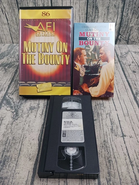 MUTINY ON THE Bounty (VHS BLOCKBUSTER VIDEO, AFI CENTURY COLLECTION ...