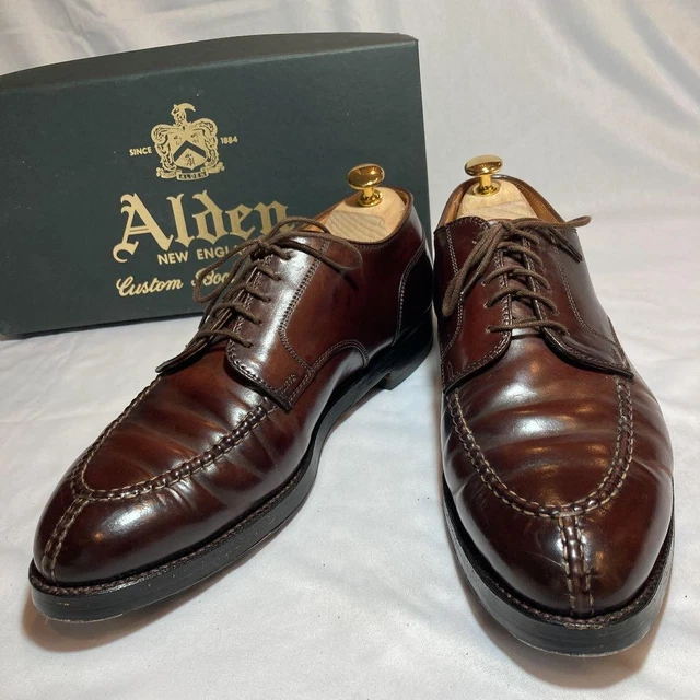 ALDEN CORDOVAN SHOES 2210 10D men's Dress Leather Royal Calf £669.33 ...