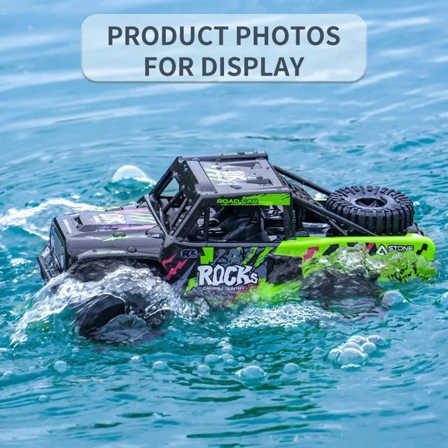 2.4G AMPHIBIOUS OFF-ROAD JEEP TOY | 4WD Waterproof RC Climbing Vehicle ...