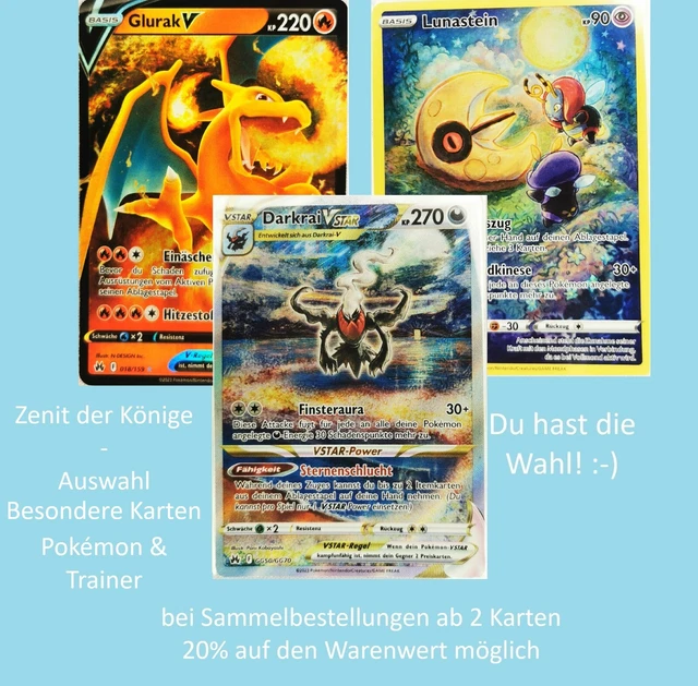 POKÉMON KARTEN | Zenit der Könige | Besondere Karten | Auswahl | DE EUR 3,39 - PicClick DE