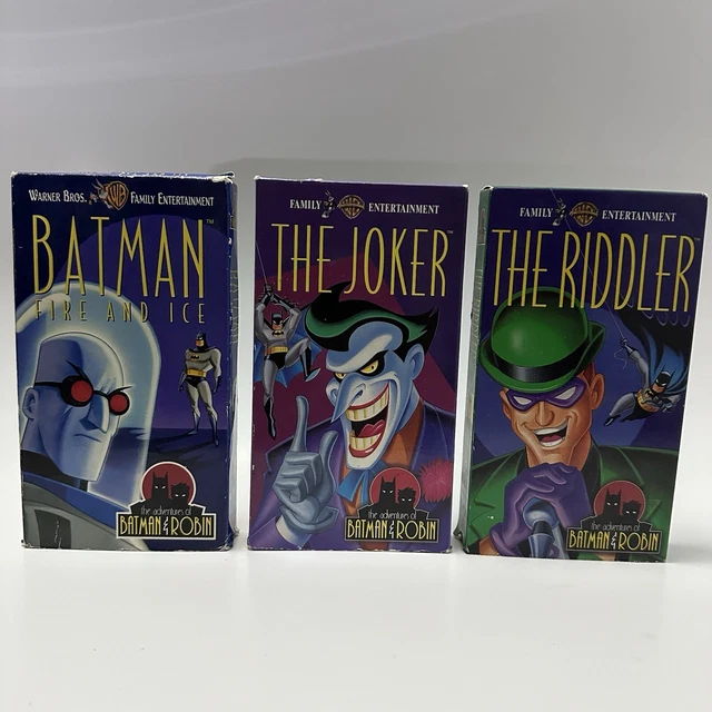 VINTAGE THE ADVENTURES Of Batman And Robin VHS Mr. Freeze, Joker ...