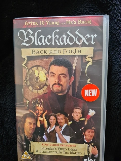 BLACKADDER BACK AND Forth VHS Video Tape Atkinson £2.99 - PicClick UK