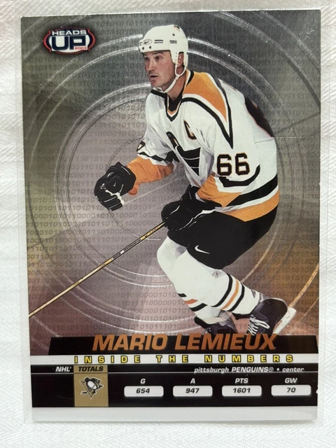 2002-03 PACIFIC HEADS-UP Inside the Numbers Hockey Card #17 Mario ...