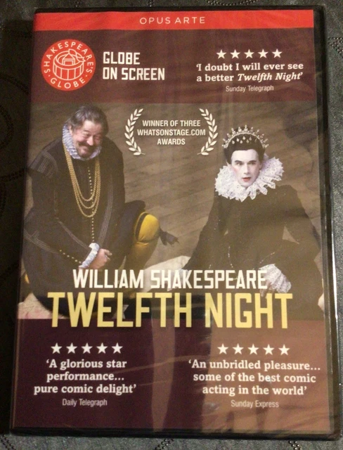 SHAKESPEARE’S GLOBE ON Screen - Twelfth Night [DVD 2013] Tim Carroll - NEW EUR 23,30 - PicClick IT