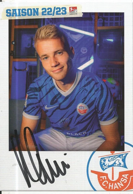 SIMON RHEIN / Autogrammkarte Hansa Rostock / Saison 2022-2023 EUR 1,00 ...