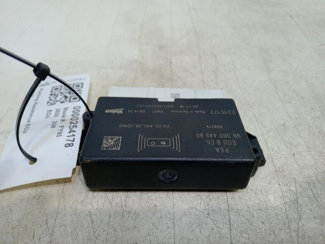 PEUGEOT 208 PARKING Sensor Control Module Ecu 9836044980 Mk2 P21 2020 - 2023 £69.99 - PicClick UK