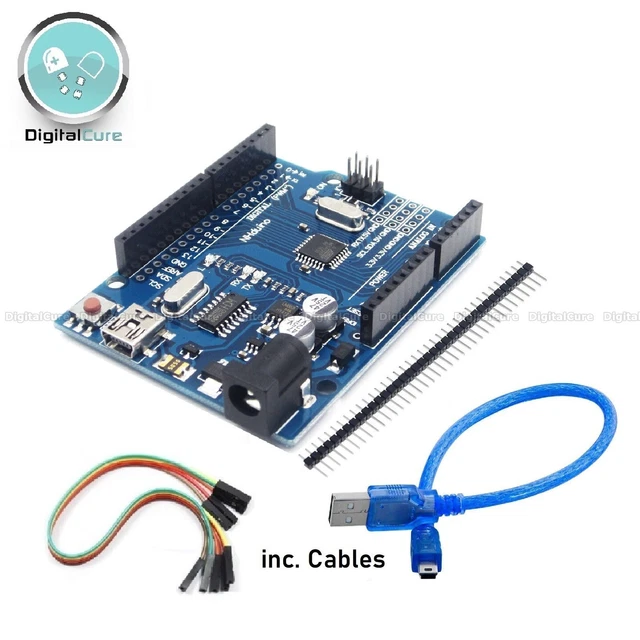 ARDUINO UNO R3 Rev3 ATMEGA328P Compatible Board CH340G +Mini USB ...