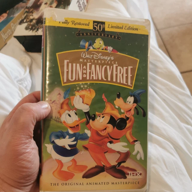 FUN AND FANCY free 50th limited edition Rare Walt Disney Pre Cert? NTSC ...