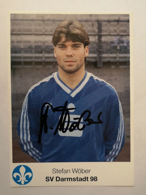 STEFAN WÖBER SV DARMSTADT 98 Autogrammkarte Fußball Sport Bundesliga ...