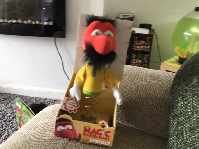 THE MAGIC ROUNDABOUT ZEBEDEE SOFT TOY ON A SPRING VIVID DANOT 2004 £24. ...