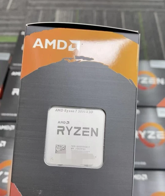 AMD RYZEN 7 5800X3D R7 5800X3D 8 Core 16-Thread 3.4 GHz Socket AM4 CPU ...