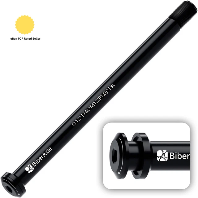 12 MM THRU Axles for Bicycle Forks and Rear Bicycle Frame, Mountain ...