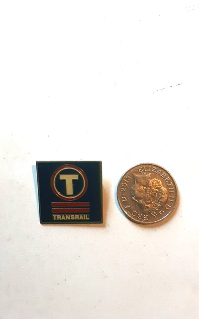 VINTAGE TRANS RAIL Badge Transrail Train Railway EUR 3,51 - PicClick IT