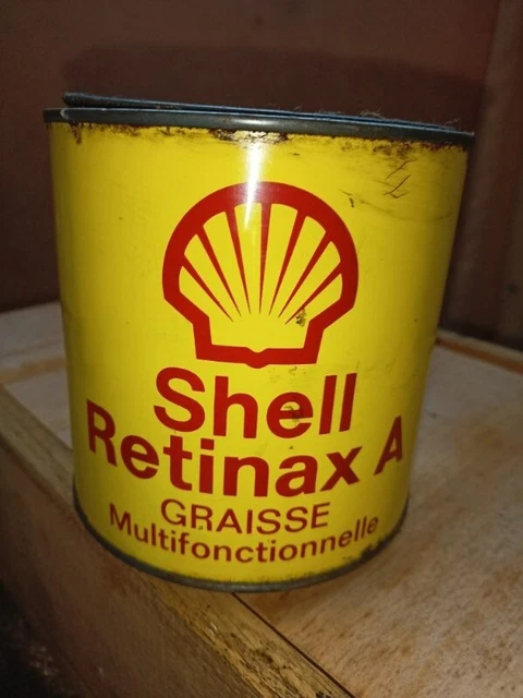 ANCIEN BIDON POT Graisse Shell Retinax A EUR 10,00 - PicClick FR