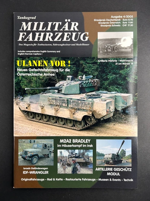 TANKOGRAD MILITÄR FAHRZEUG 4/2005 Leopard 2A6 IDF ULAN M2A2 Rare Issue ...