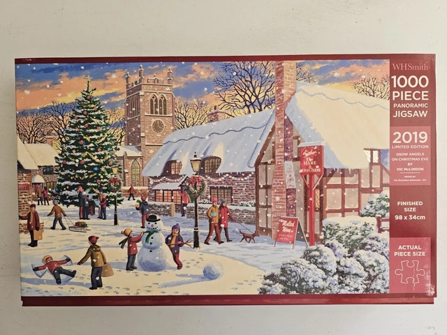 WHSMITH PANORAMIC CHRISTMAS Ltd Ed 2021 1000pc Jigsaw Puzzle £5.00 ...