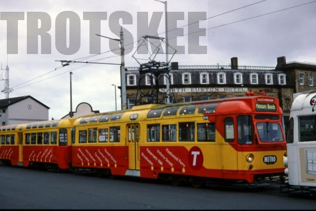 35MM SLIDE BLACKPOOL Transport Single Decker Tram Strassenbahn 672 2003 Original £4.99 - PicClick UK
