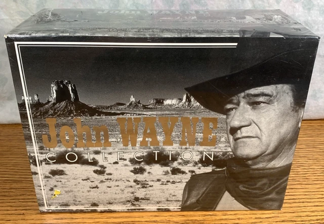JOHN WAYNE COLLECTION (10 VHS 1994) Black & White Vintage Movies Box ...