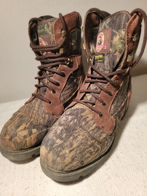 BRAHMA BOOTS MEN'S 8 Thinsulate Ultra Insulation 400 Gram Camo Hunting ...