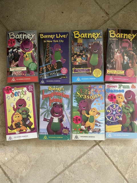 8 BARNEY VIDEOS VHS $40.00 - PicClick AU