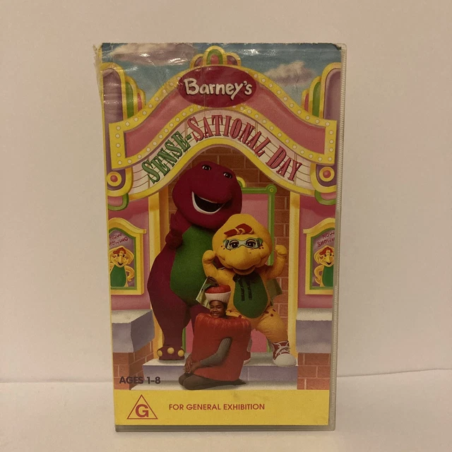 Barney Sense Sational Day Lot Of 19 VHS Barney The Dinosaur OOP