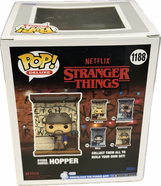 FUNKO POP! DELUXE: Stranger Things - Byers House: Hopper - Amazon ...