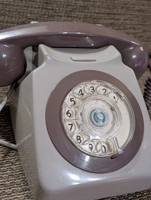 VINTAGE BT TELE 8746 G Rotary Dial Telephone - Grey- 1970's £16.65 ...