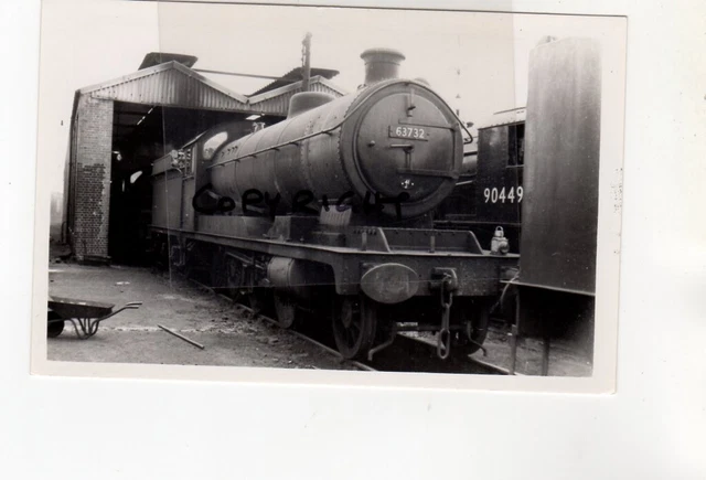 RAIL PHOTO LNER GCR 280 O4 ROD 63732 langwith Junction shed Derbyshire ...