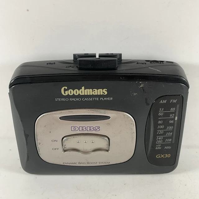 GOODMANS STEREO RADIO Cassette Player GX30 - Tested £19.99 - PicClick UK