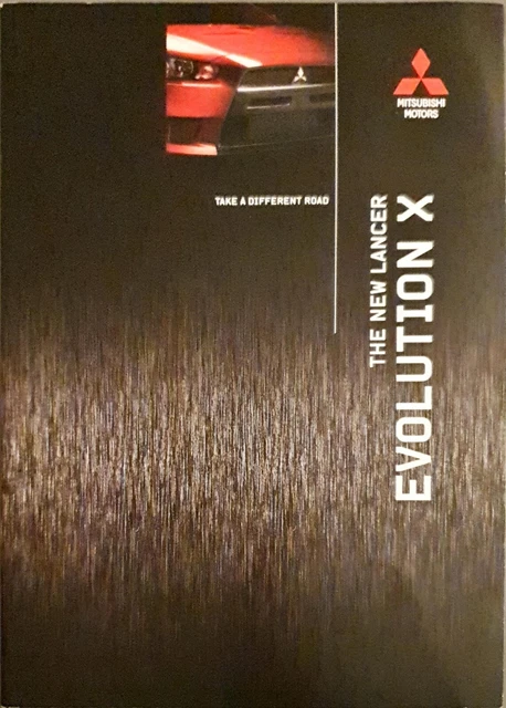 MITSUBISHI LANCER EVOLUTION X Evo 10 Brochure 2008. £13.46 - PicClick UK