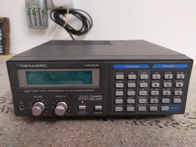 REALISTIC PRO-2006 HYPERSCAN 400 Channel Programmable Scanner £64.01 ...