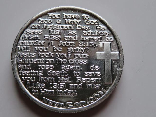 NEW X1 TEN Commandment Coin 2026 Present God Jesus Christ is Lord Bible ...