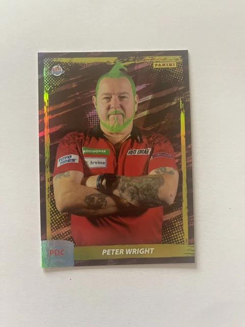 PANINI PDC 2025 World Championship Darts Peter Wright Card 8/9 1st ...