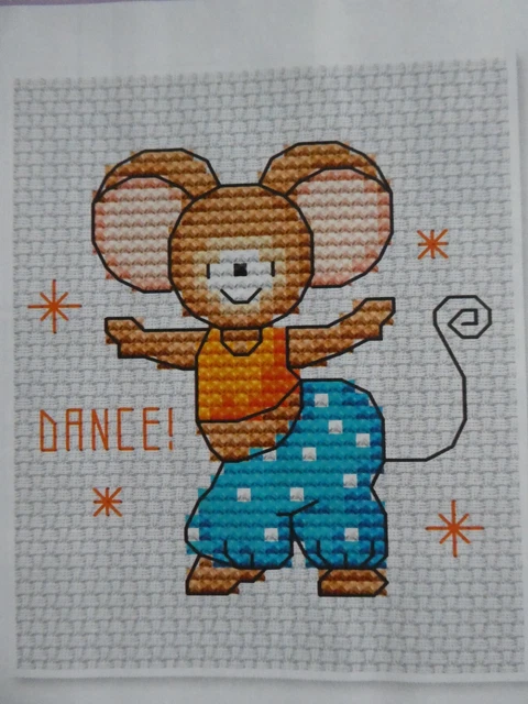 CROSS STITCH CHART Furry Tales Mouse Chart Chef Monty Mouse £0.99 ...