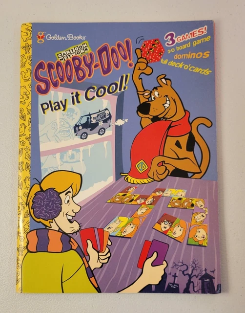 VINTAGE 2001 GOLDEN Books Cartoon Network Scooby Doo Games Activity ...