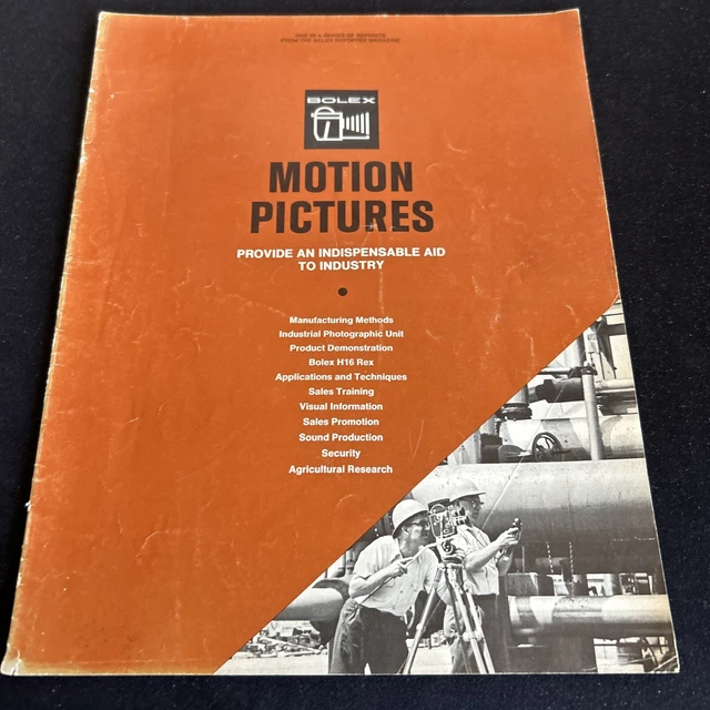 VINTAGE BOLEX REPORTER Bolex Movie Cameras Magazine Motion Pictures £9. ...
