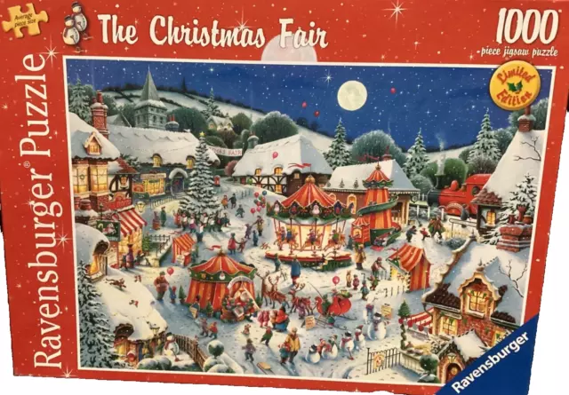 RAVENSBURGER 1000 PC: The Christmas Fair 6th Edition 2006 jigsaw puzzle ...