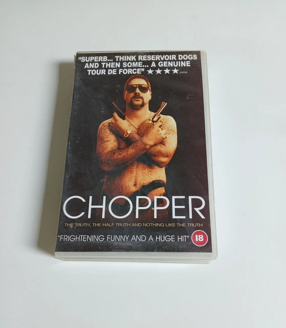 CHOPPER VHS VIDEO Tape Film Metrodome 2001 Cert 18 £14.99 - PicClick UK