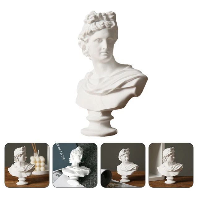 SCULPTURE STATUE DE Buste David Grec Classique D'apollon Romain EUR 19 ...