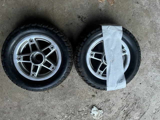 DRIVE FLEX AUTO Folding Mobility Scooter Wheels + SOLID tyres Rear £69. ...