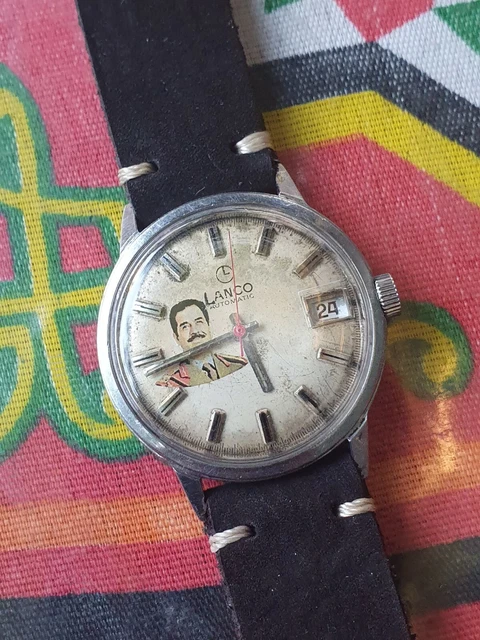 OROLOGIO SPECIALE PRESIDENT SADDAM Hussein Vintage LANCO Automatico ...