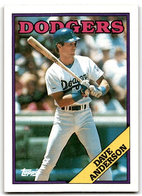 1988 TOPPS BASEBALLKARTE Dave Anderson Los Angeles Dodgers #456 EUR 2 ...