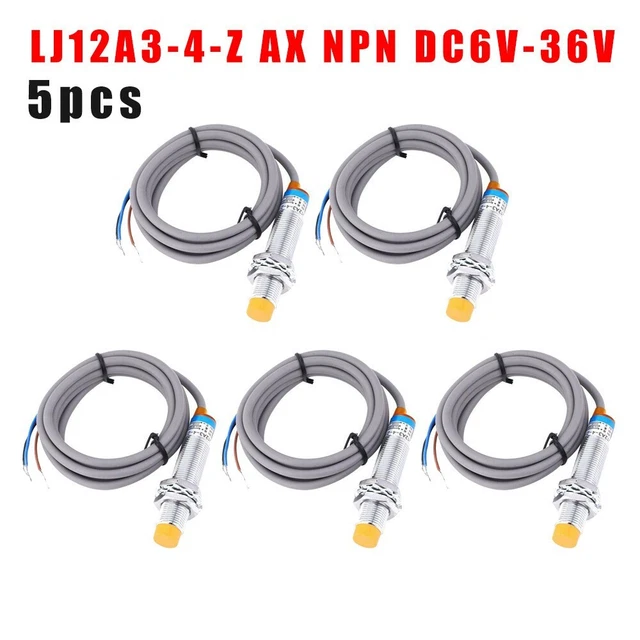 REPLACEMENT LJ12A3-4-Z/AX SENSOR Switch 3 Wire Types Accessories NC NPN ...