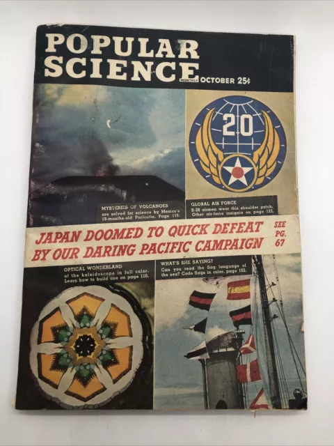 POPULAR SCIENCE MAGAZINE October 1944 £15.14 - PicClick UK POPULAR SCIENCE MAGAZINE October 1944 £15.14 - PicClick UK