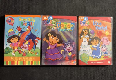 DORA THE EXPLORER - Super Silly Fiesta (VHS, 2004) Rare $13.64 ...