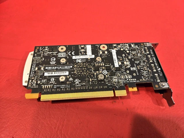 NVIDIA QUADRO P1000 4GB GDDR5 Low Profile GPU PCIe 4x Mini DisplayPort ...