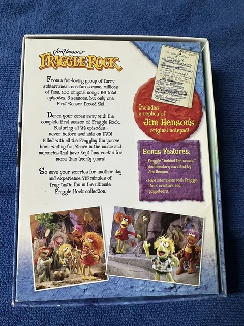 JIM HENSON'S FRAGGLE Rock 5 Disc DVD Set Complete First Season Bonus ...